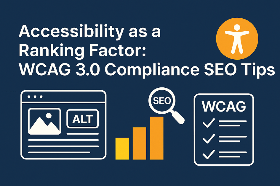 Accessibility as a Ranking Factor: WCAG 3.0 compliance SEO Tips